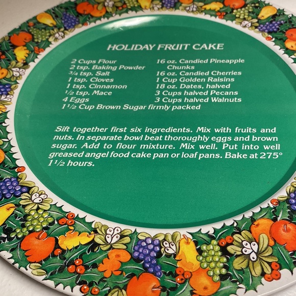 House of Lloyd | Holiday | House Of Lloyd Metal Christmas Recipe Plates ...